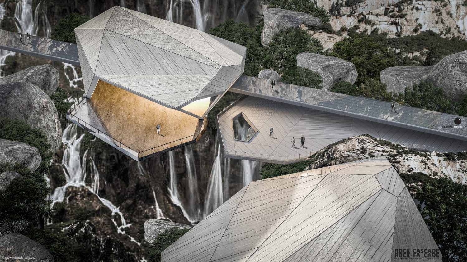 ROCK CASCADE ROCK FACADE